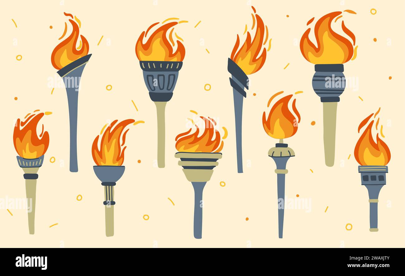 Olympic Torch Vector