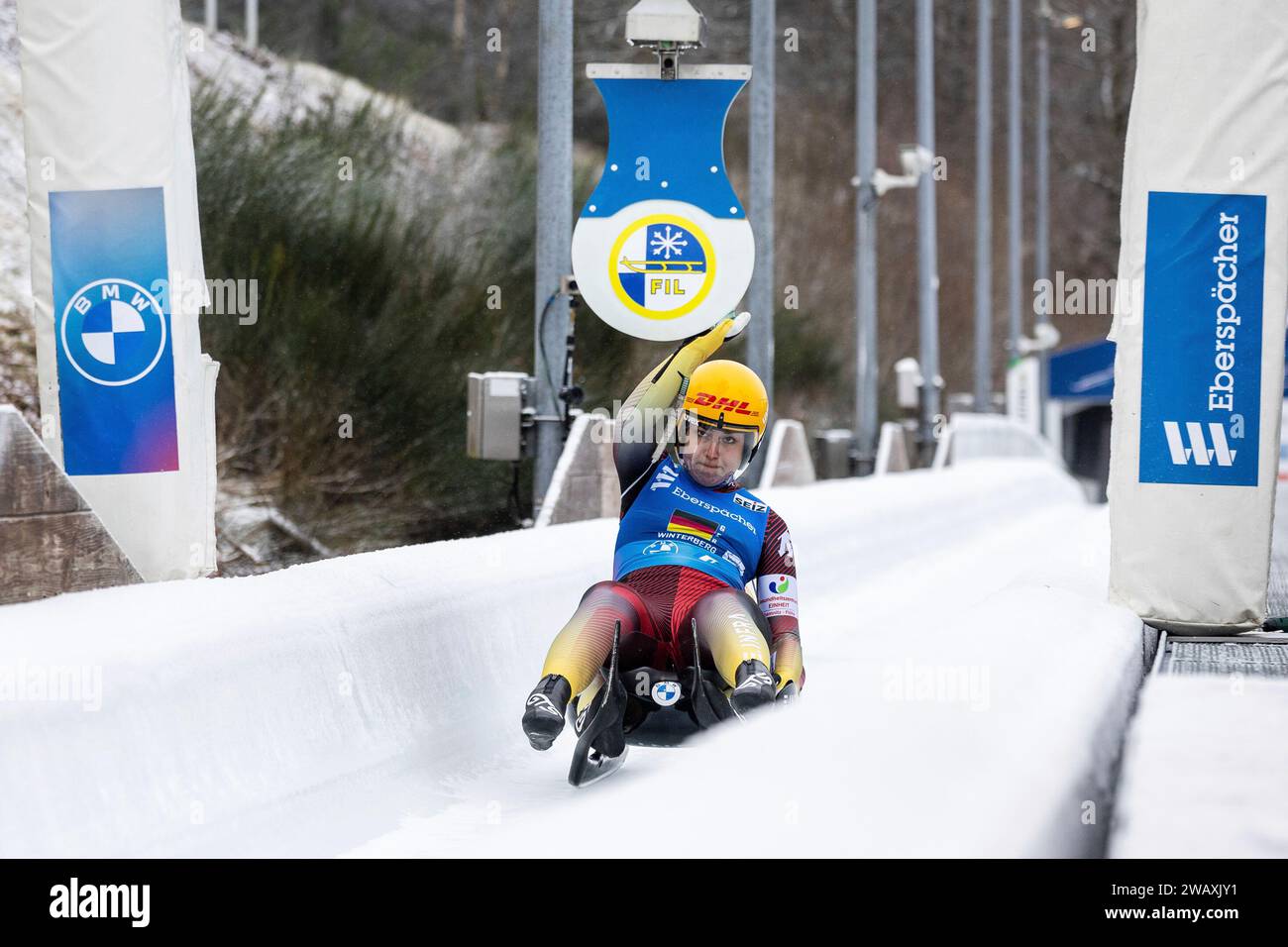Deutschland. 07th Jan, 2024. Jessica Degenhardt mit Cheyenne Rosenthal ...