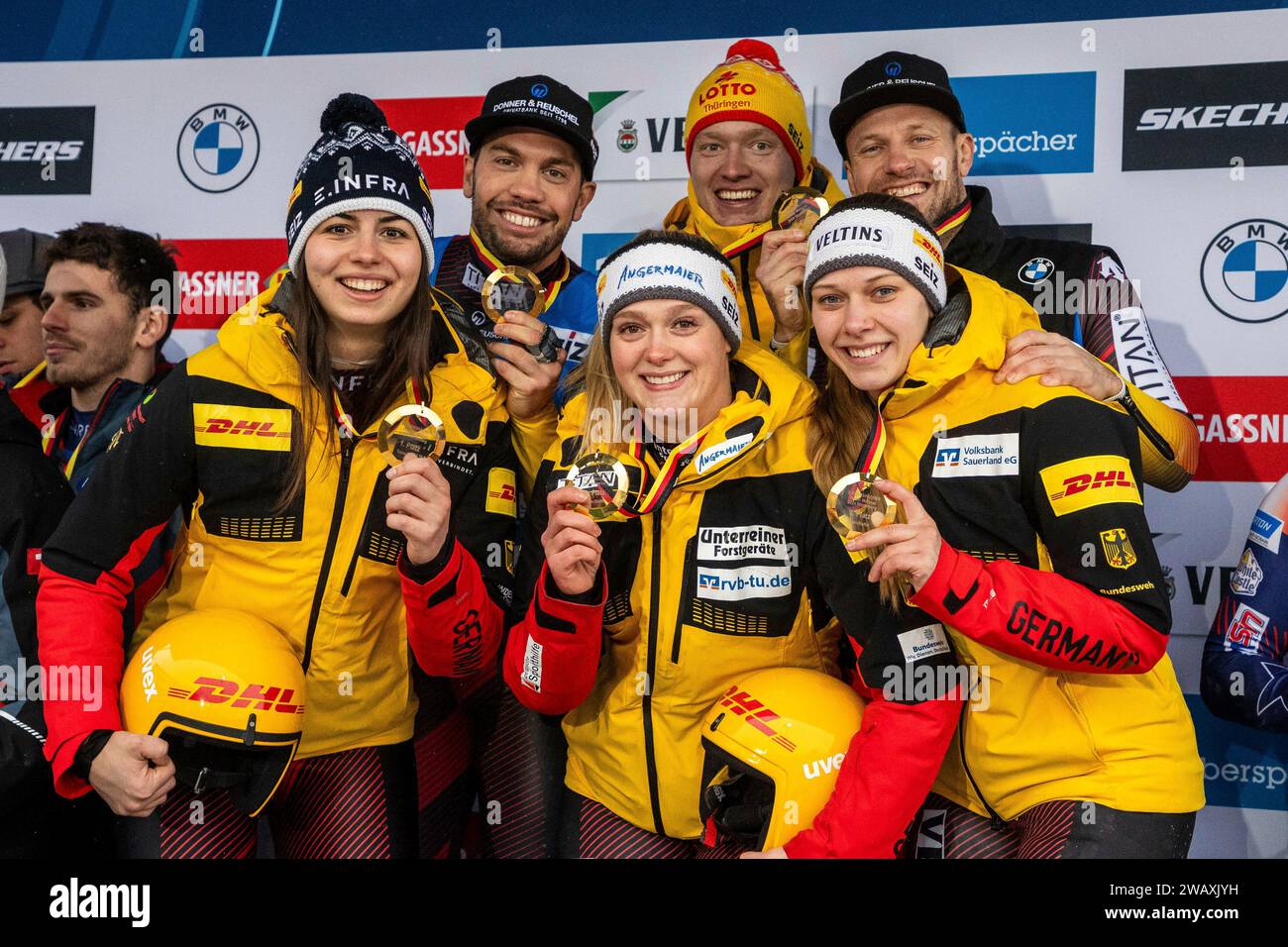 Deutschland. 07th Jan, 2024. Deutschland gewinnt Team Staffel ...