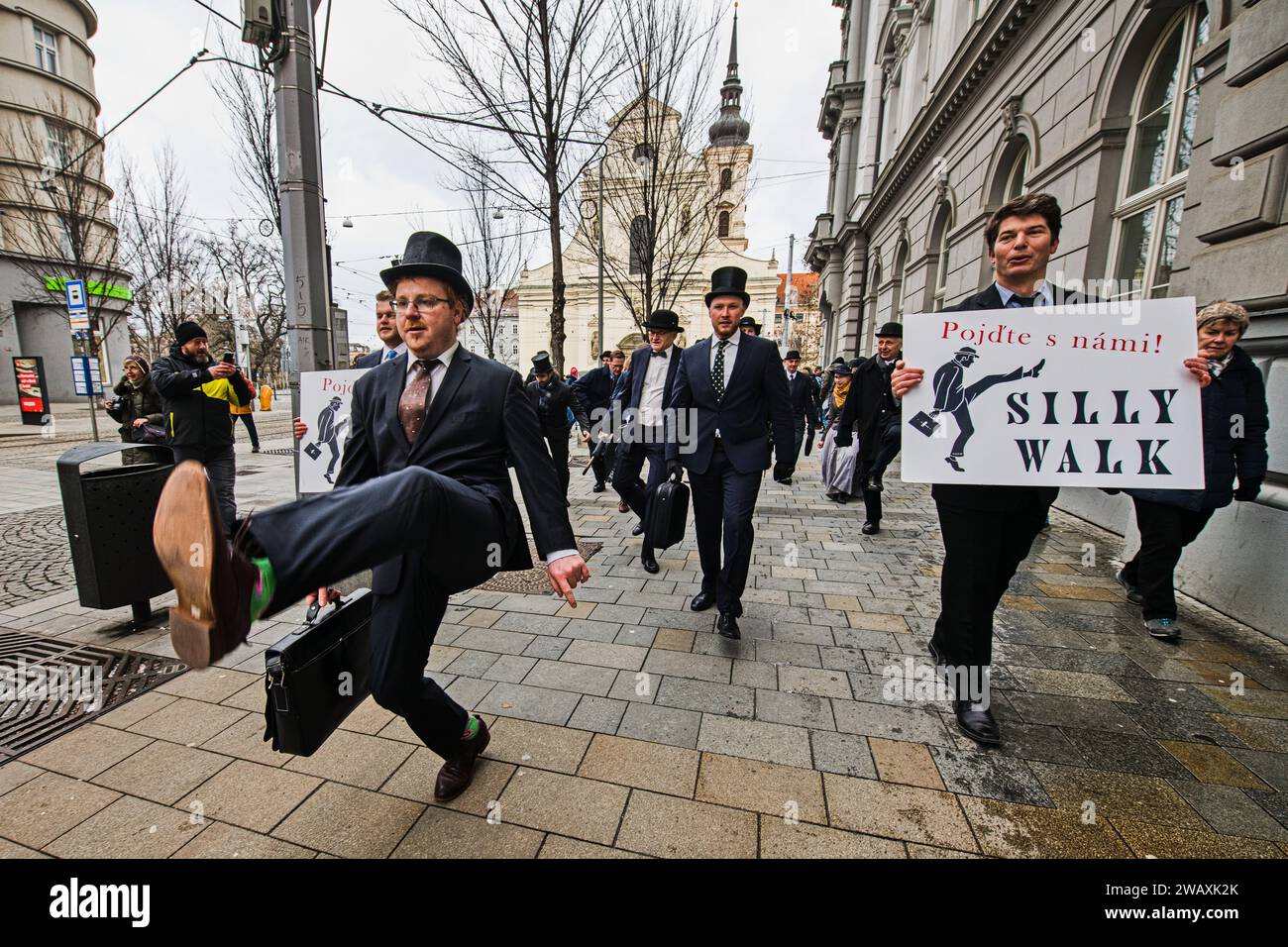 Brno, Czech Republic. 07th Jan, 2024. The eleventh mock event called ...