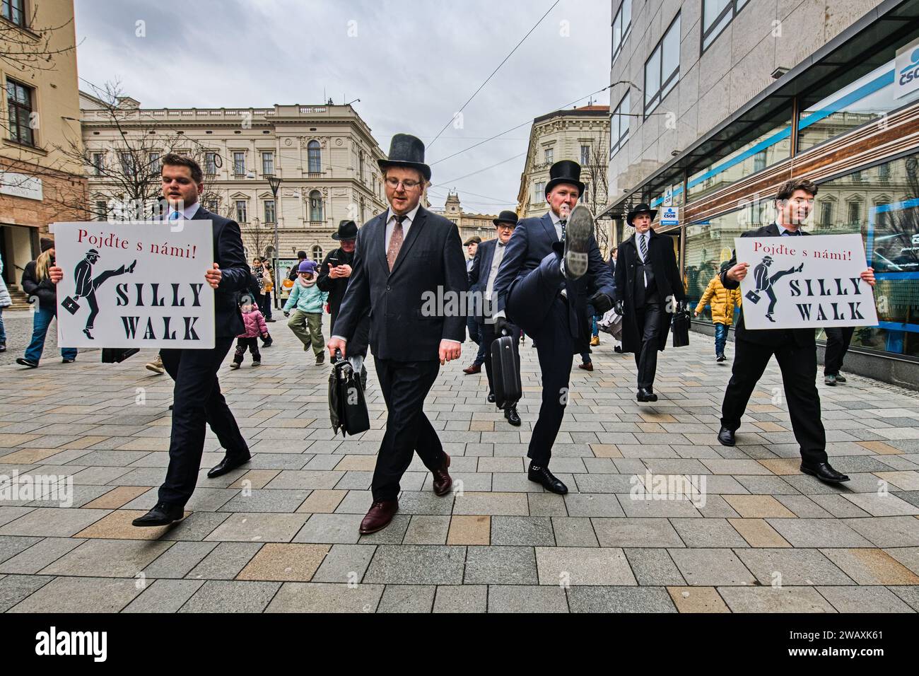 Brno, Czech Republic. 07th Jan, 2024. The eleventh mock event called ...