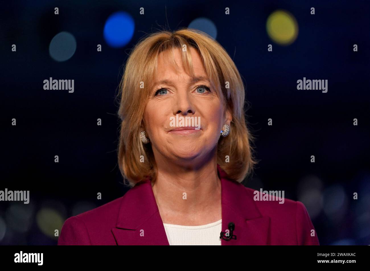 Presenter Hazel Irvine during day one of the MrQ Masters at Alexandra ...