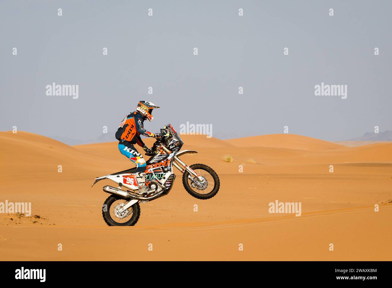 96 EBSTER Tobias (aut), Kini Rally Racing Team, KTM, Moto, Originals by Motul, FIM W2RC, action ...