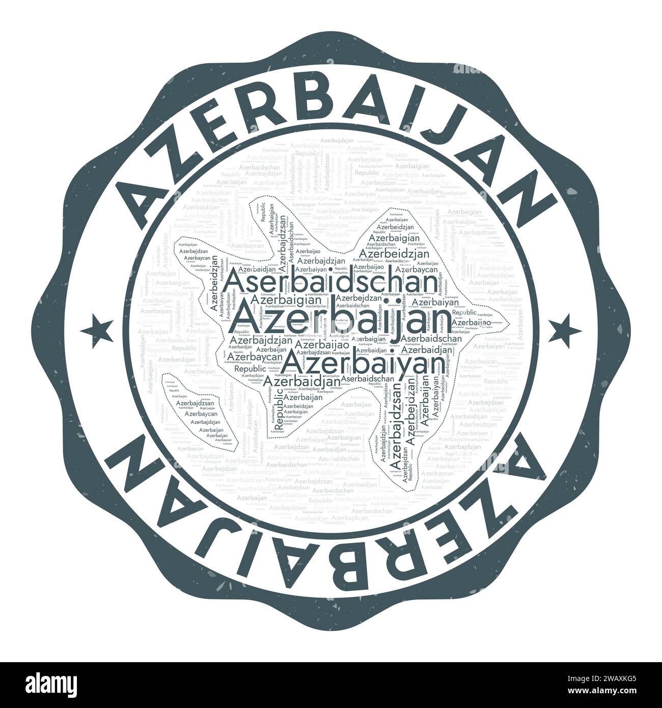 Map azerbaijan continent Stock Vector Images - Alamy