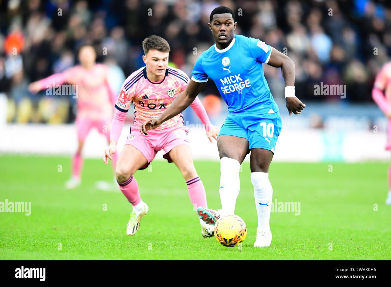 Peterborough on Sunday 7th January 2024. Ephron Mason Clarke (10 ...