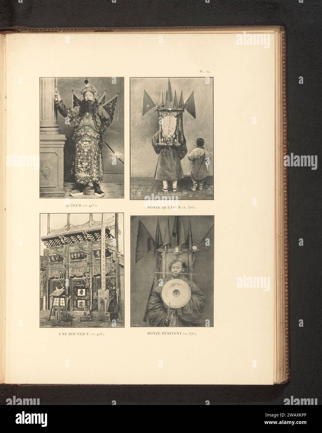 Unknown actor in costume, unknown person on the back, two unknown ...