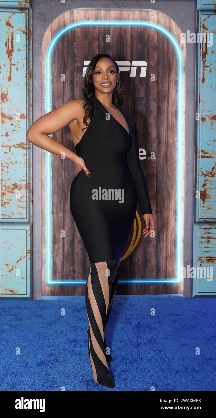 Houston, United States. 06th Jan, 2024. Alaina Saulsberry attends the ...