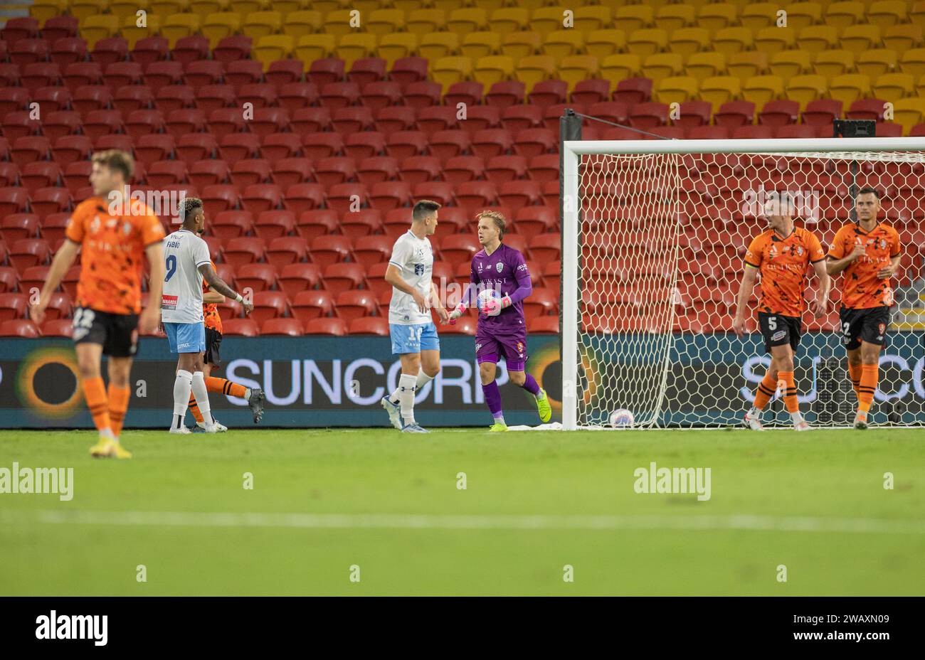 Brisbane, Australia. 6th Jan 2024. Macklin Freke (1 Brisbane) in action ...