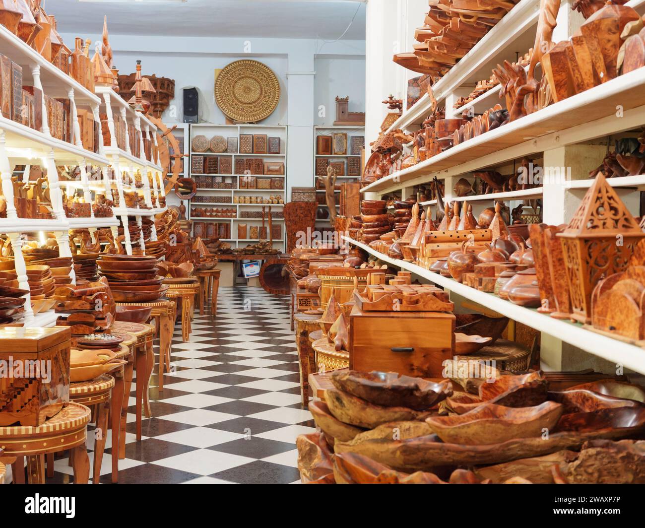 Artisan shop selling hand crafted luxury wooden products in the city of ...