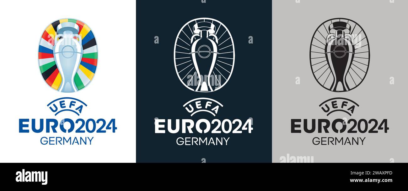 Uefa euro 2024 in germany logo Stock Vector Images - Alamy