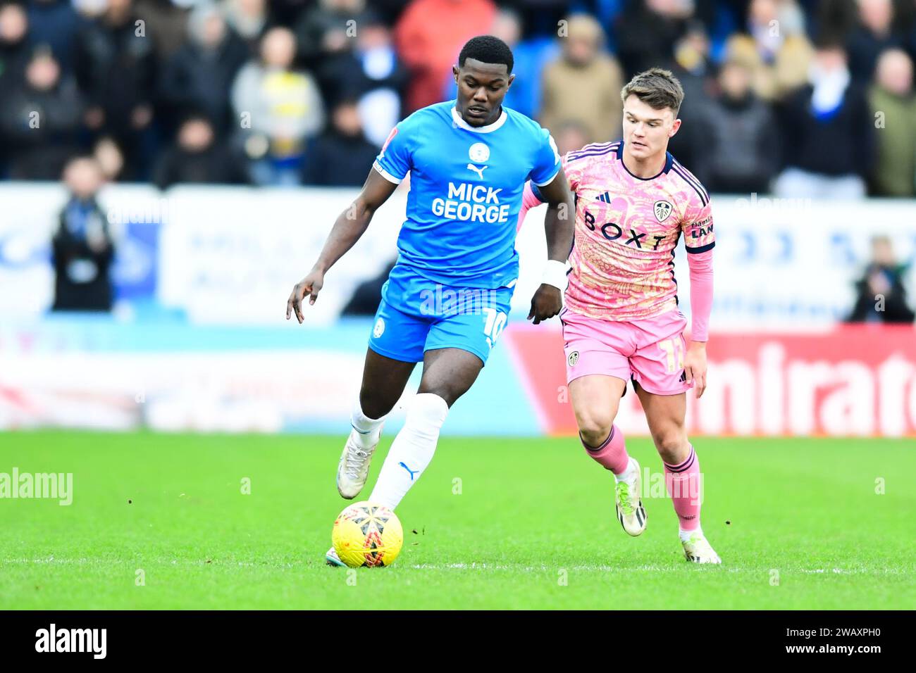 Peterborough on Sunday 7th January 2024. Ephron Mason Clarke (10 ...