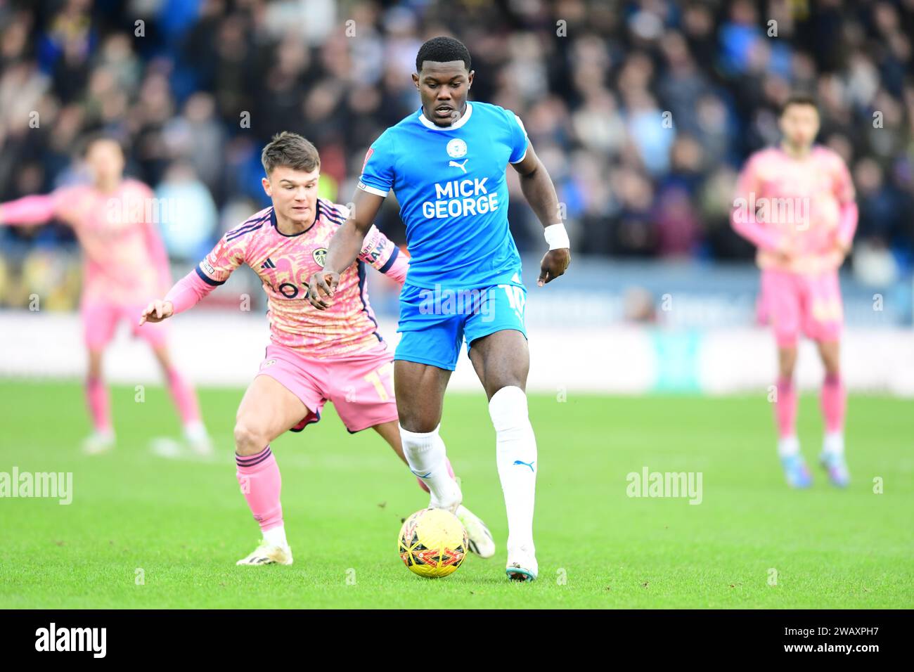 Peterborough on Sunday 7th January 2024. Ephron Mason Clarke (10 ...