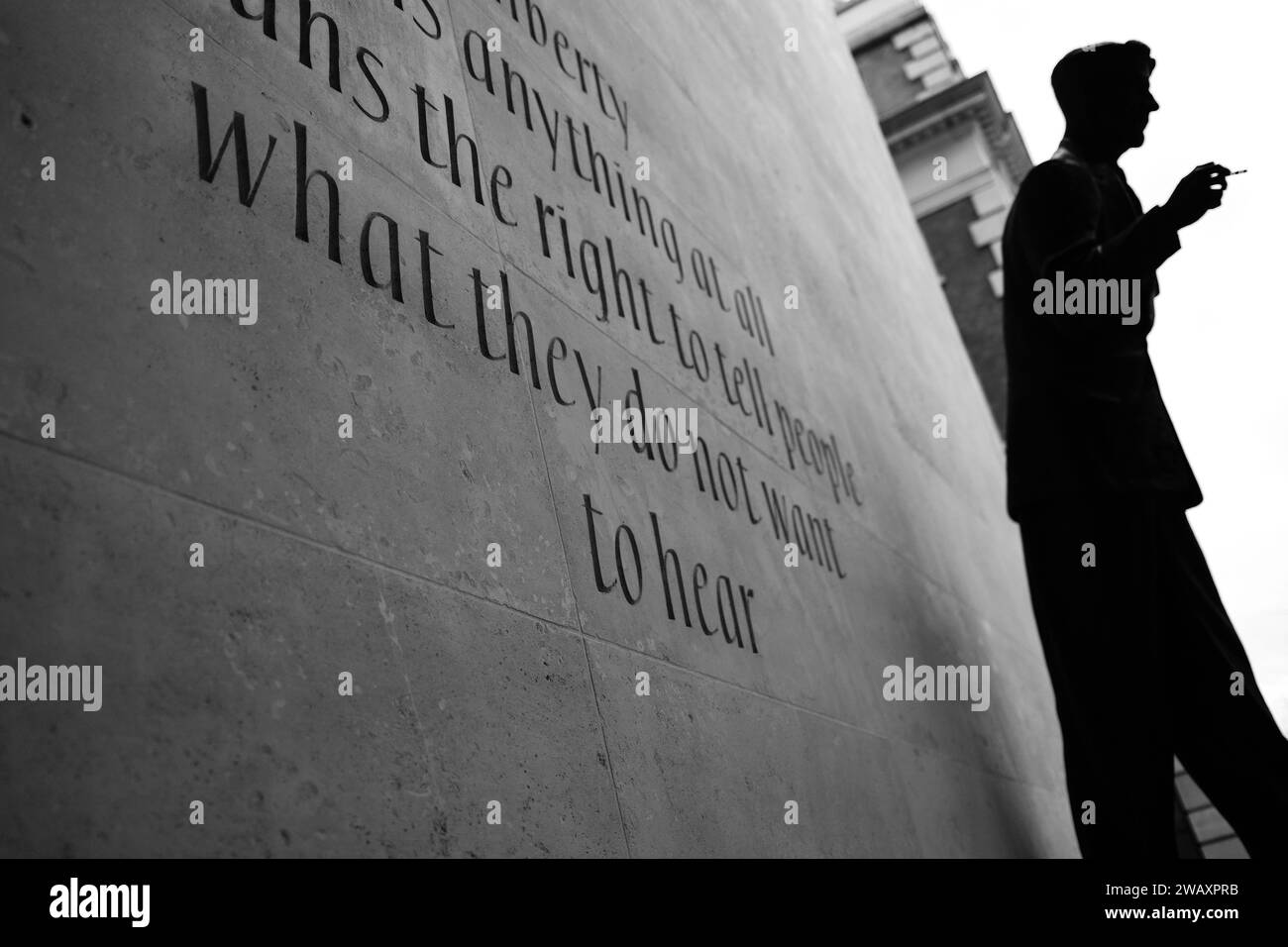 George Orwell Memorial Stock Photo - Alamy