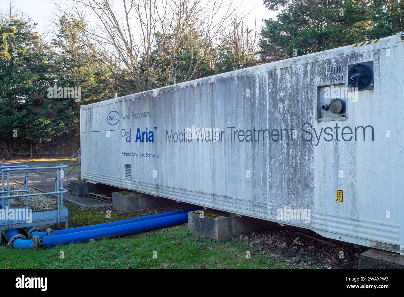 Datchet, Berkshire, UK. 7th January, 2024. The Thames Water Sewage ...