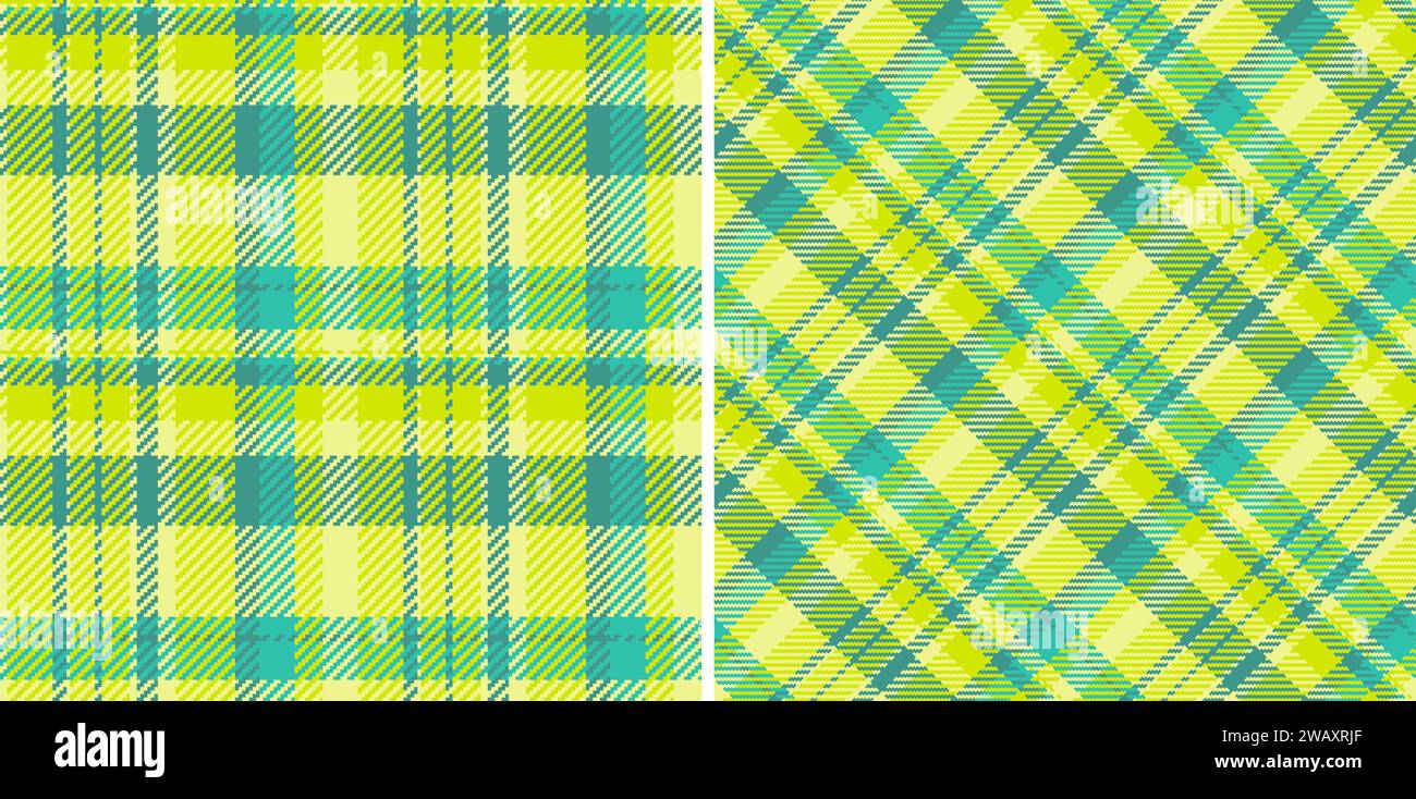Plaid pattern tartan of seamless check fabric with a texture textile ...