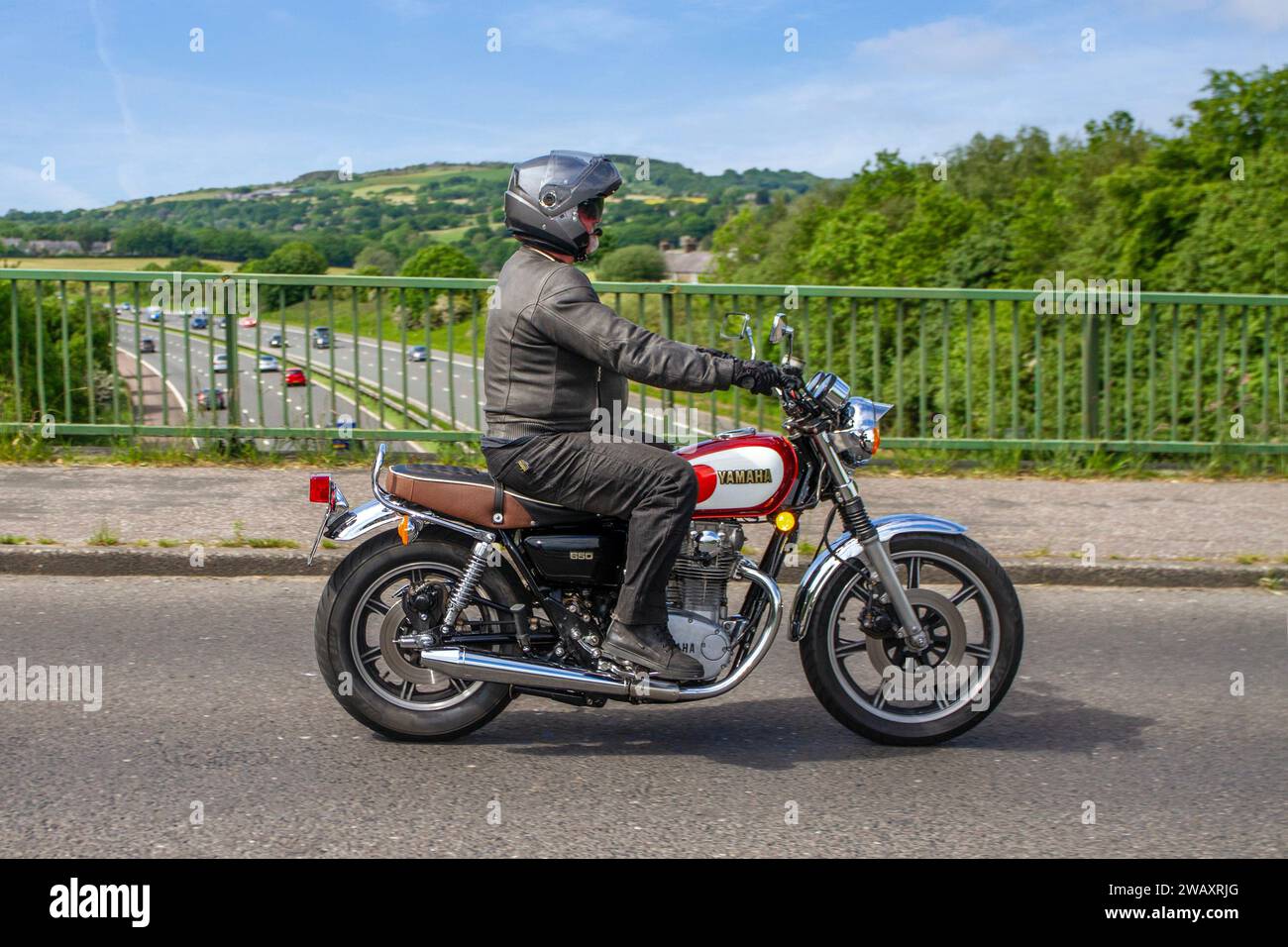 1979 70s seventies Yamaha Parallel Twin Motorcycle Custom Petrol 653 cc ...