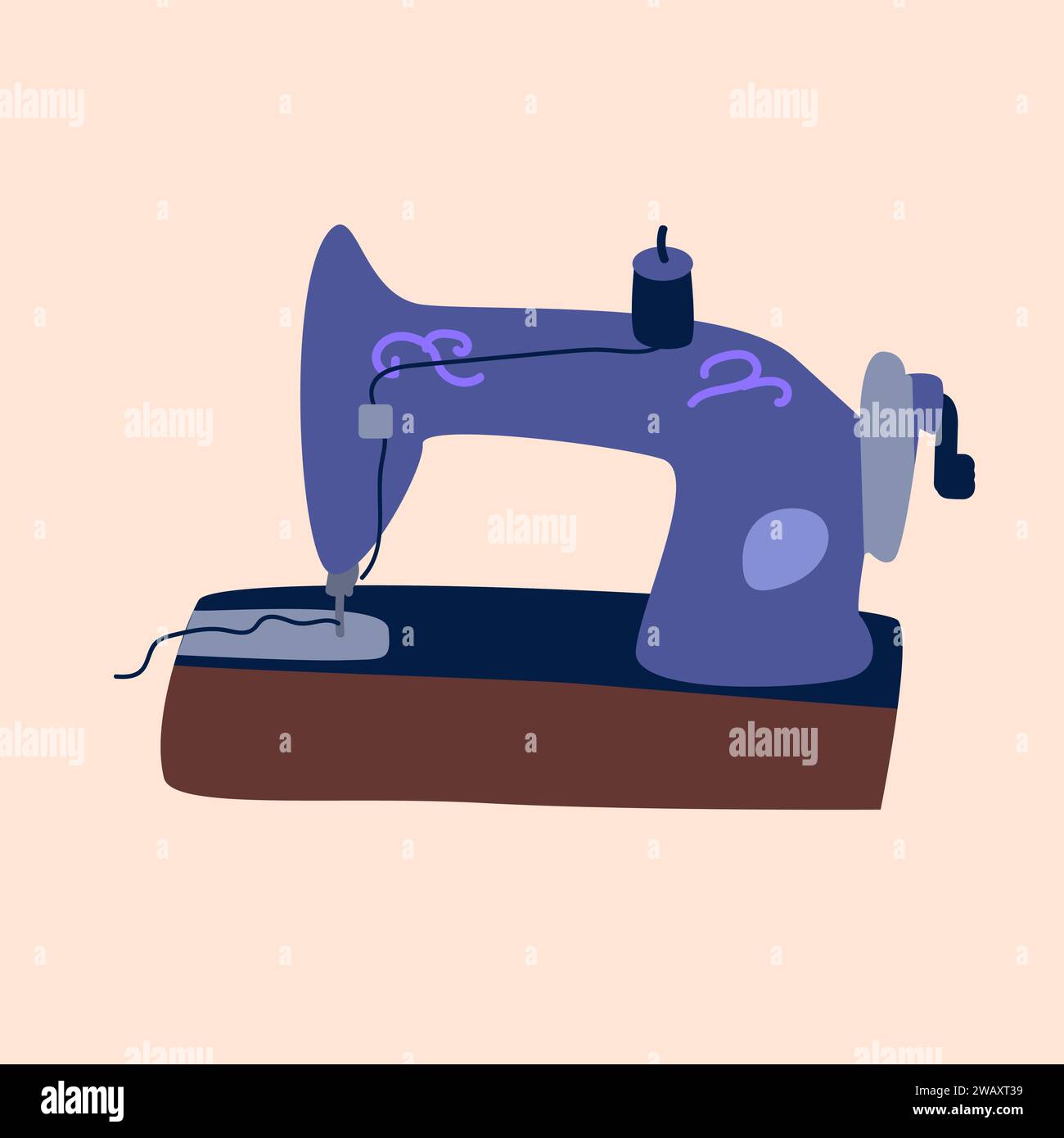 Tailor cartoon illustration hi-res stock photography and images - Alamy