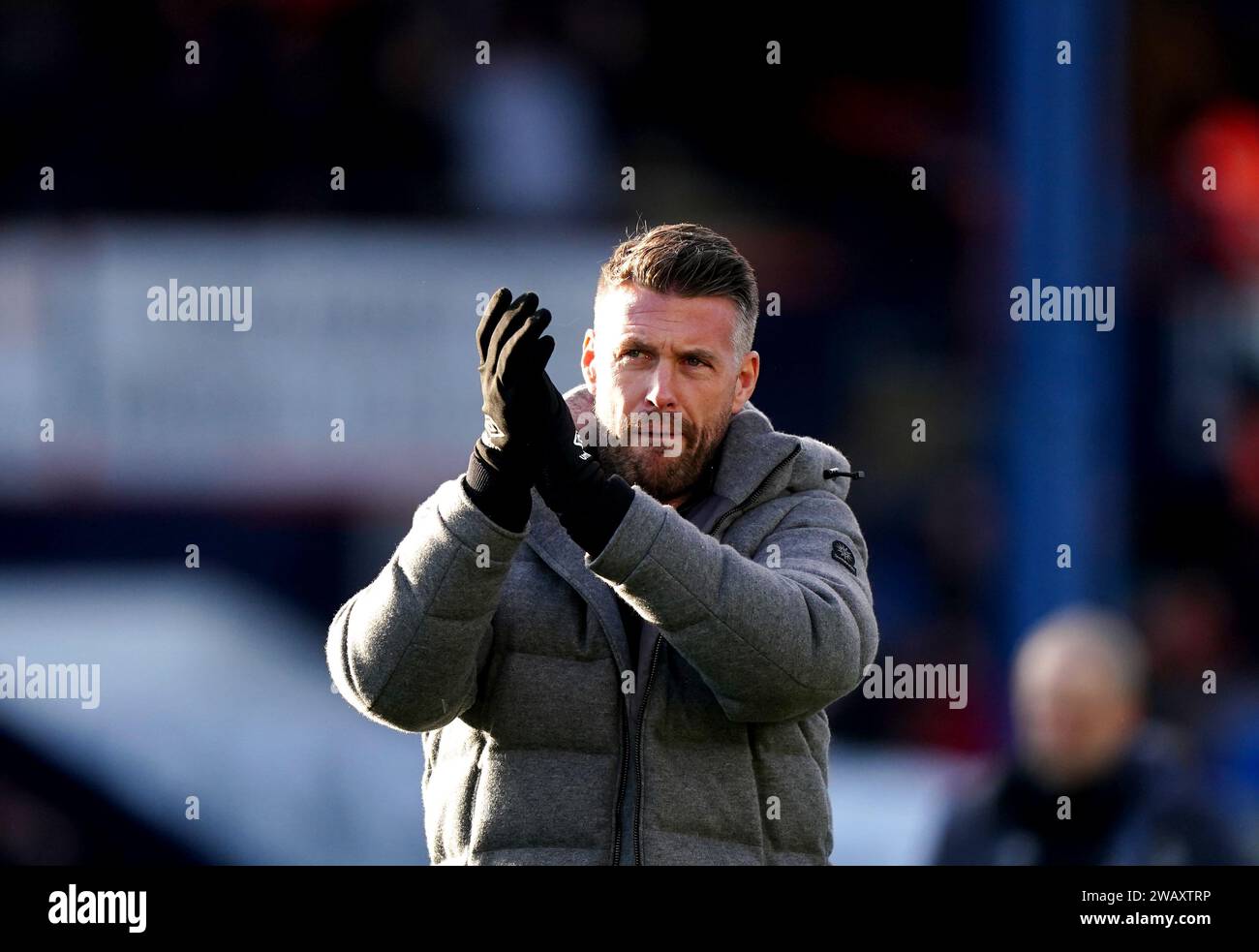 Luton Town manager Rob Edwards ahead of the Emirates FA Cup Third Round ...