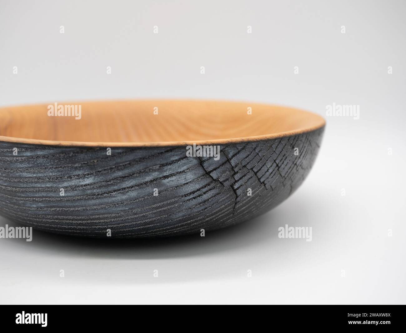 Ash Dish Bowl with Coloured outside showing texture Stock Photo - Alamy
