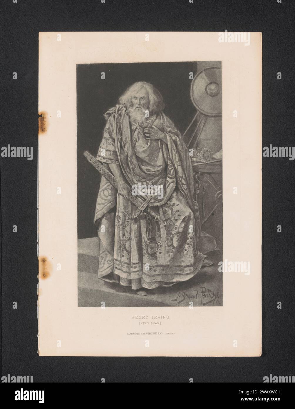 Henry Irving (King Lear), anonymous, after John Partridge, c. 1880 - in ...