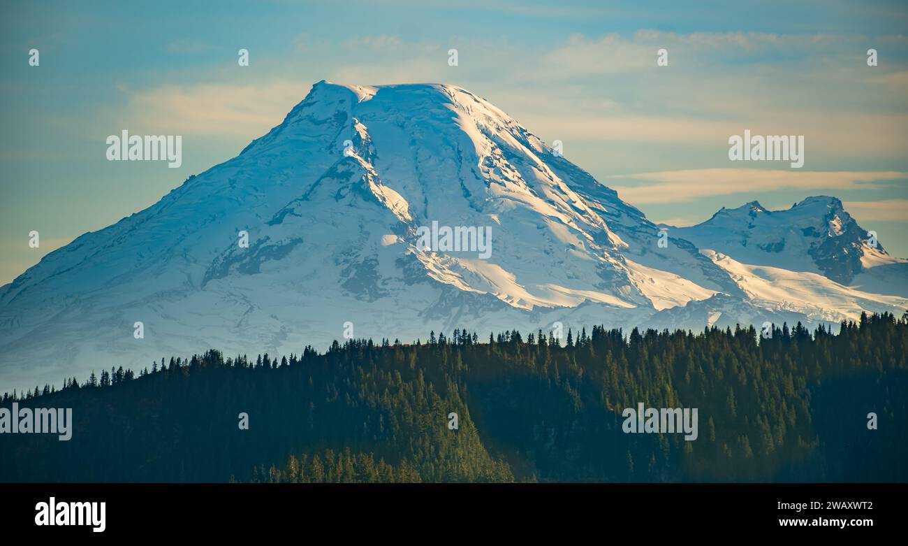Mount baker in Washington state as seen from Victoria British Columbia ...