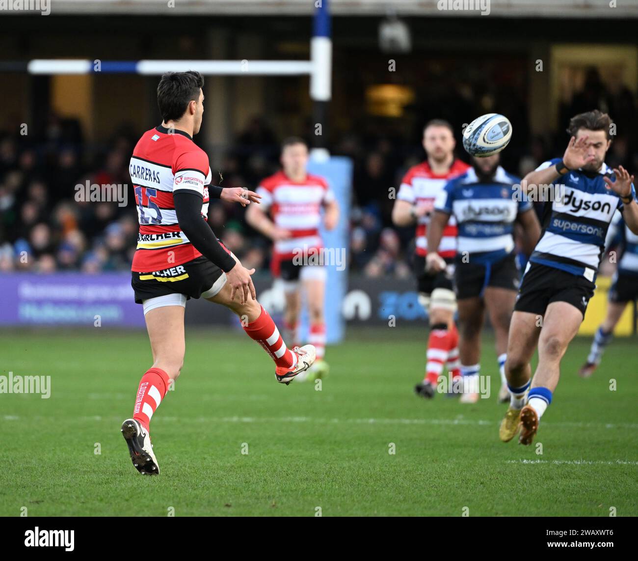 Bath, Somerset, UK. 7th January 2024, The Recreation Ground, Bath ...