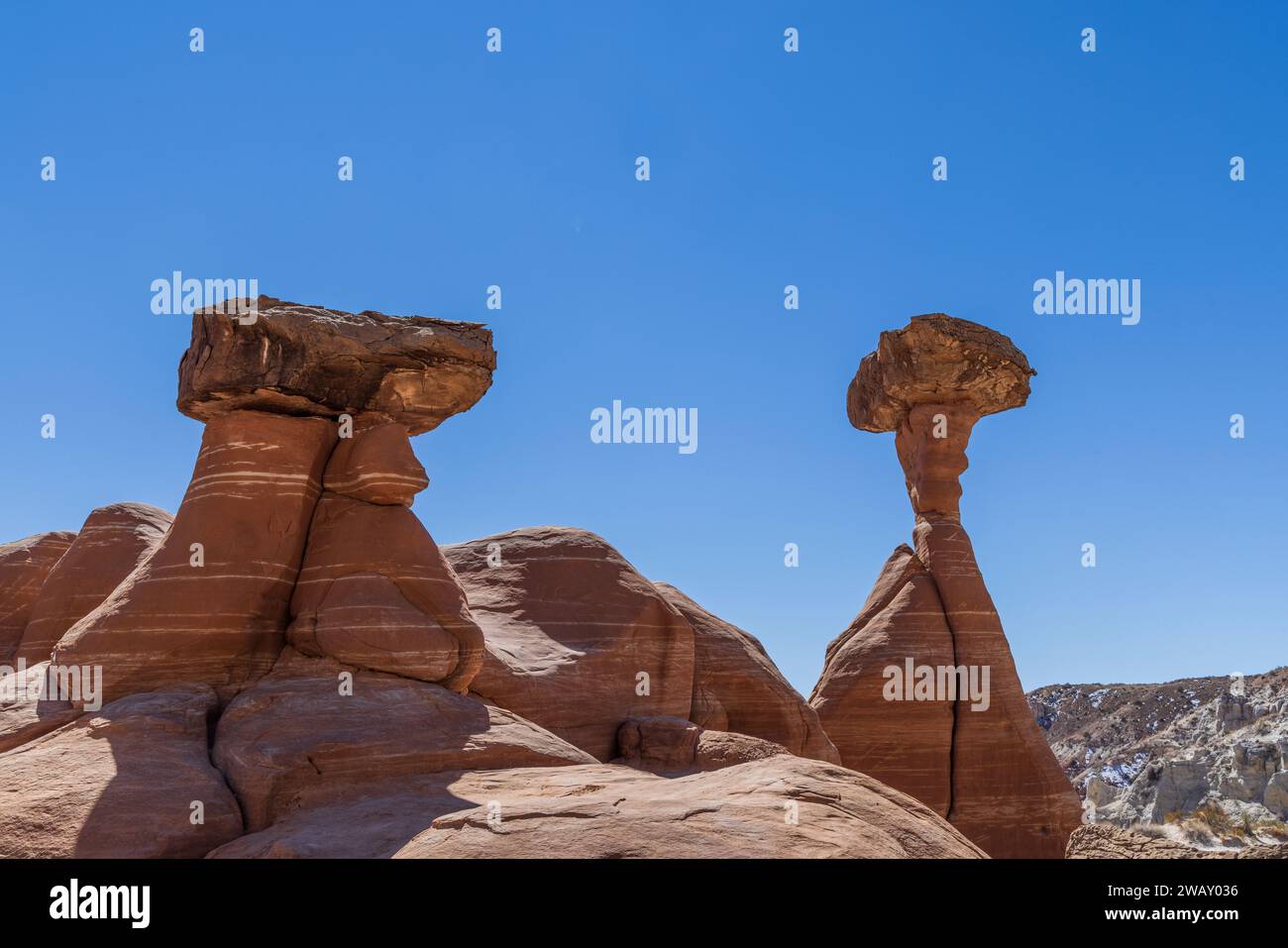 Toadstools in the Grand Staircase-Escalante National Monument Utah ...