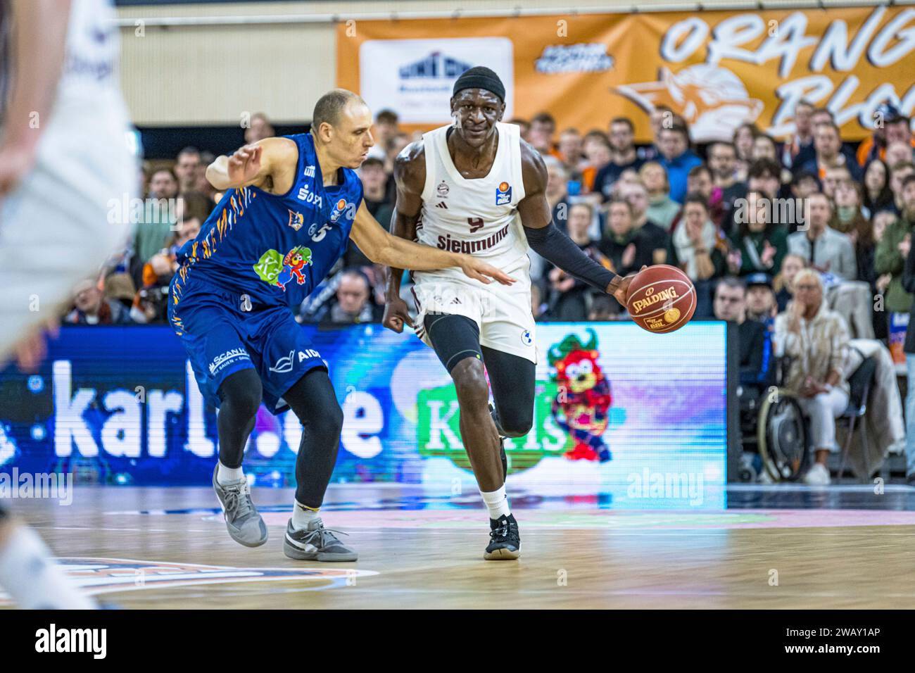 Rostock, Deutschland 07. Januar 2024: 1.BBL - 2023/2024 - Rostock ...
