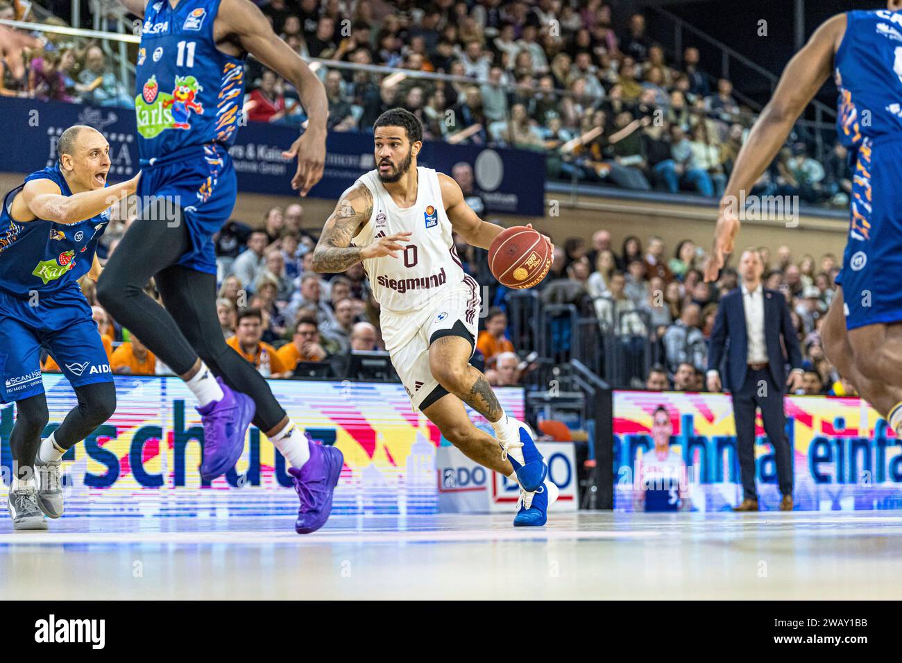 Rostock, Deutschland 07. Januar 2024: 1.BBL - 2023/2024 - Rostock ...