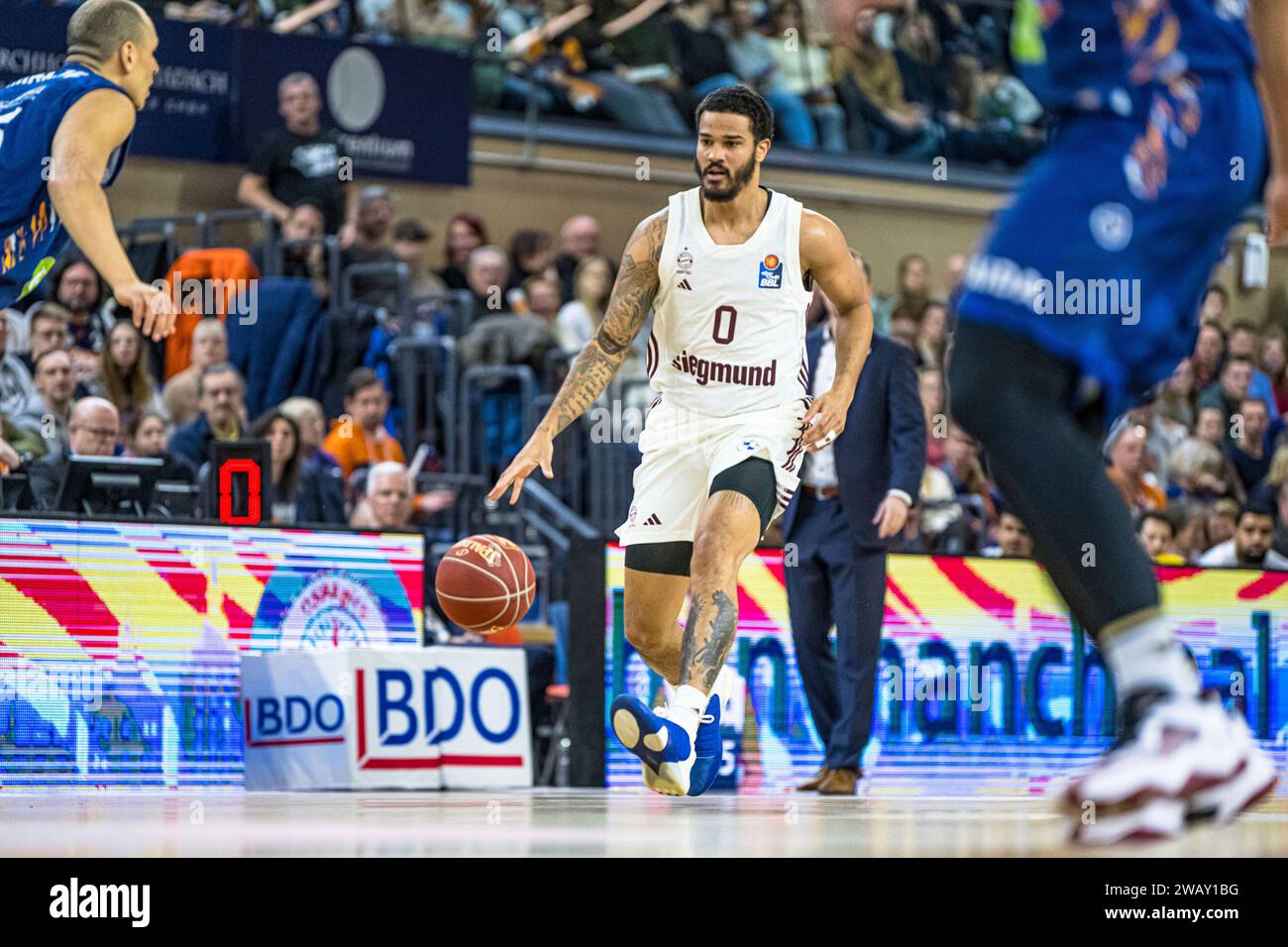 Rostock, Deutschland 07. Januar 2024: 1.BBL - 2023/2024 - Rostock ...