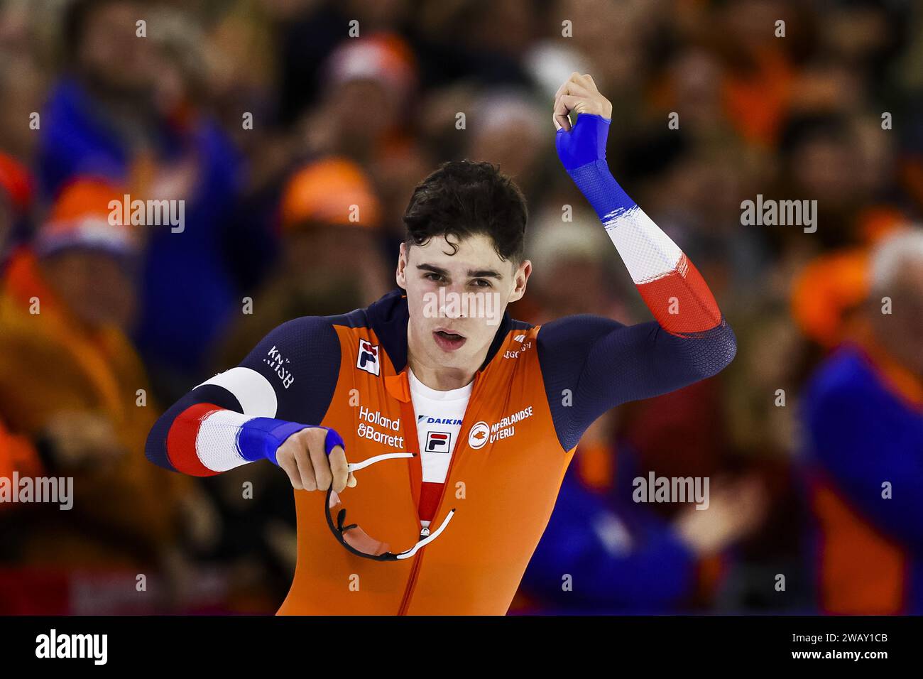 HEERENVEEN - Jenning De Boo (NED) responds to the European Championship ...