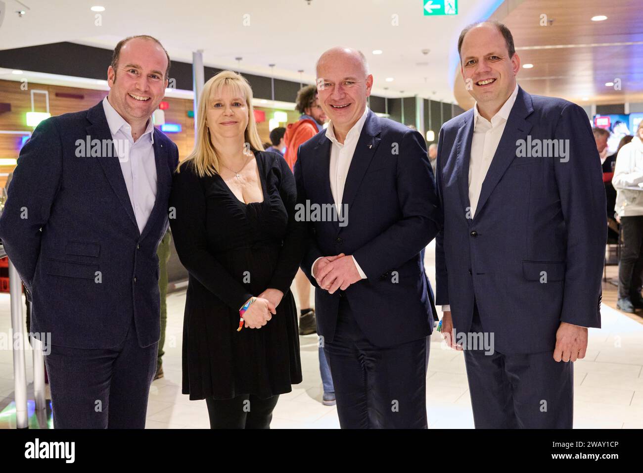 Berlin, Germany. 07th Jan, 2024. Fabian Lenzen (l-r), Vice President ...