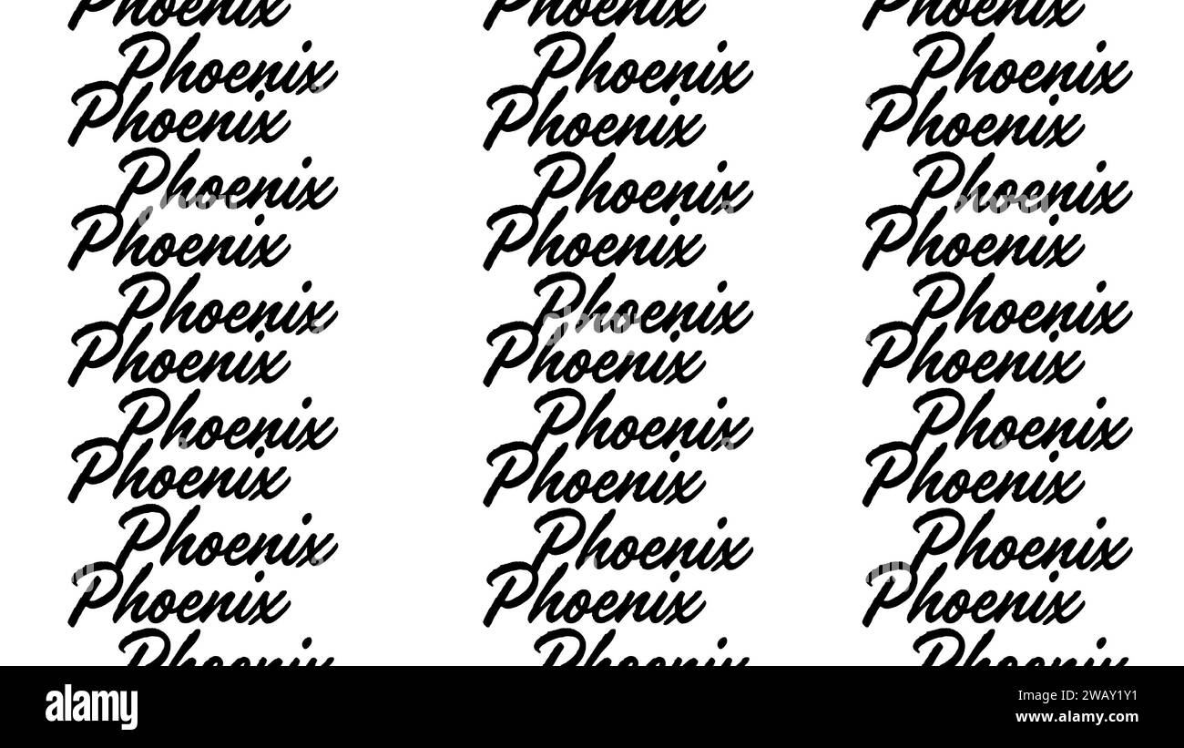 Phoenix Inspirational and motivational quotes. Hand painted ink ...