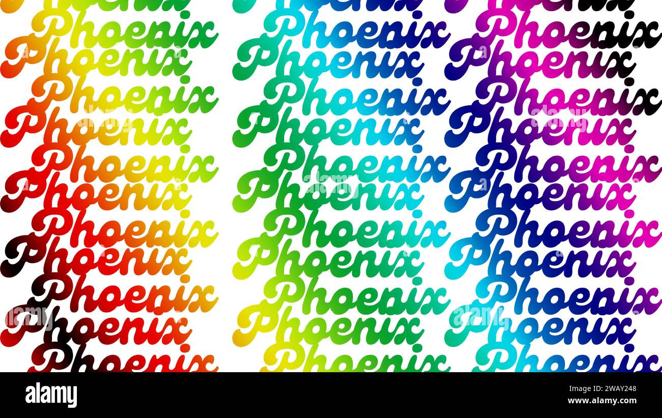 Phoenix Inspirational and motivational quotes. Hand painted ink ...