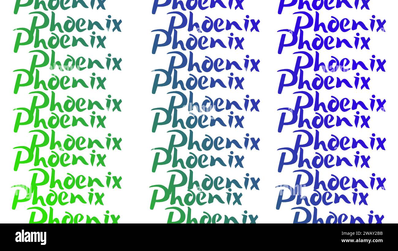 Phoenix Inspirational and motivational quotes. Hand painted ink ...