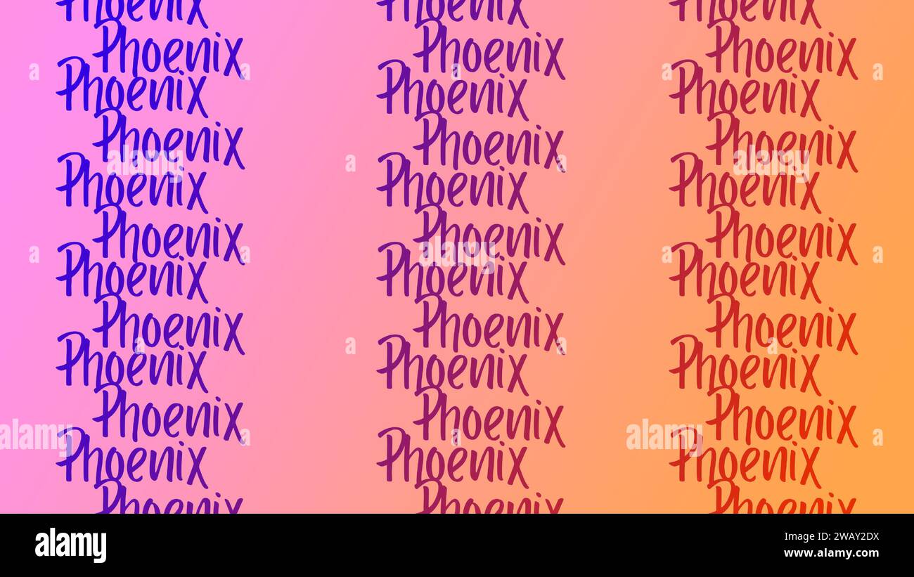 Phoenix Inspirational and motivational quotes. Hand painted ink ...