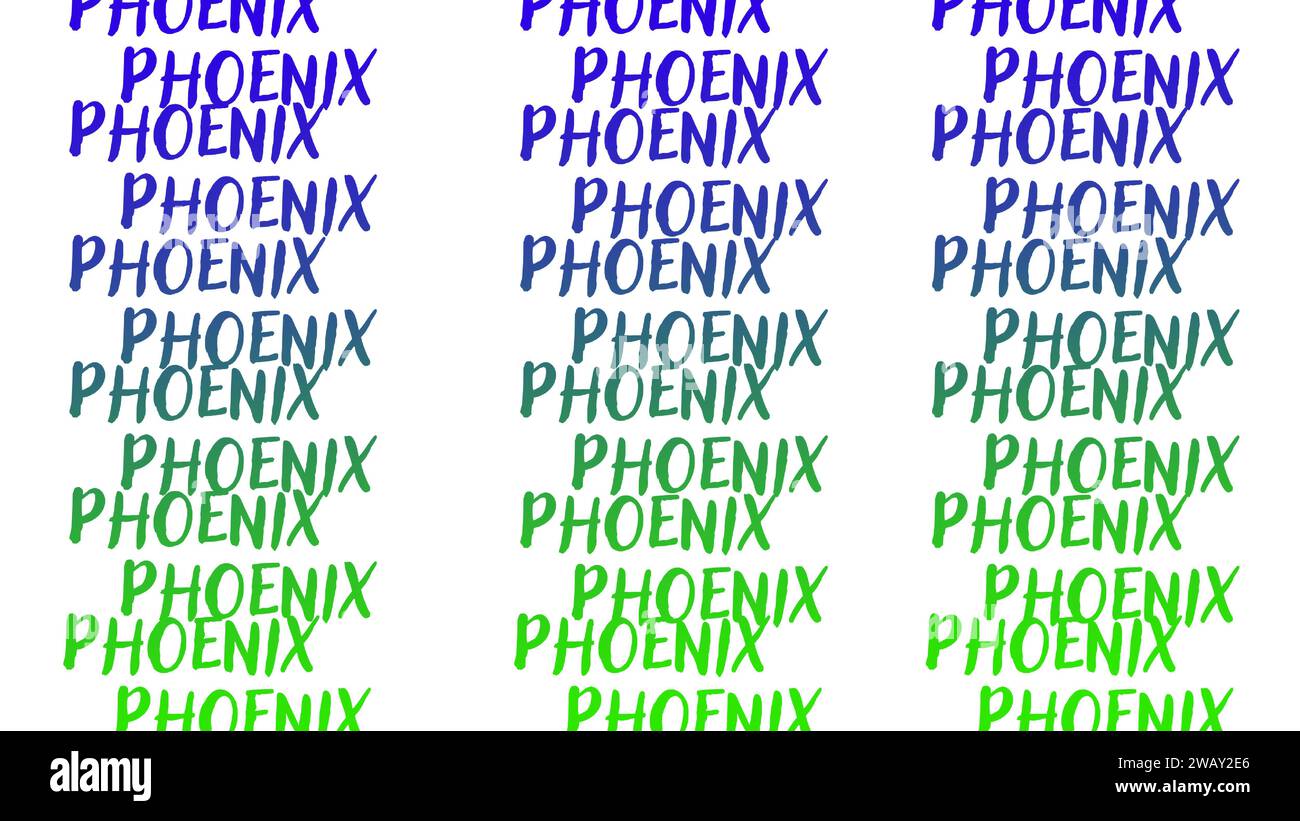 Phoenix typo Stock Vector Images - Alamy
