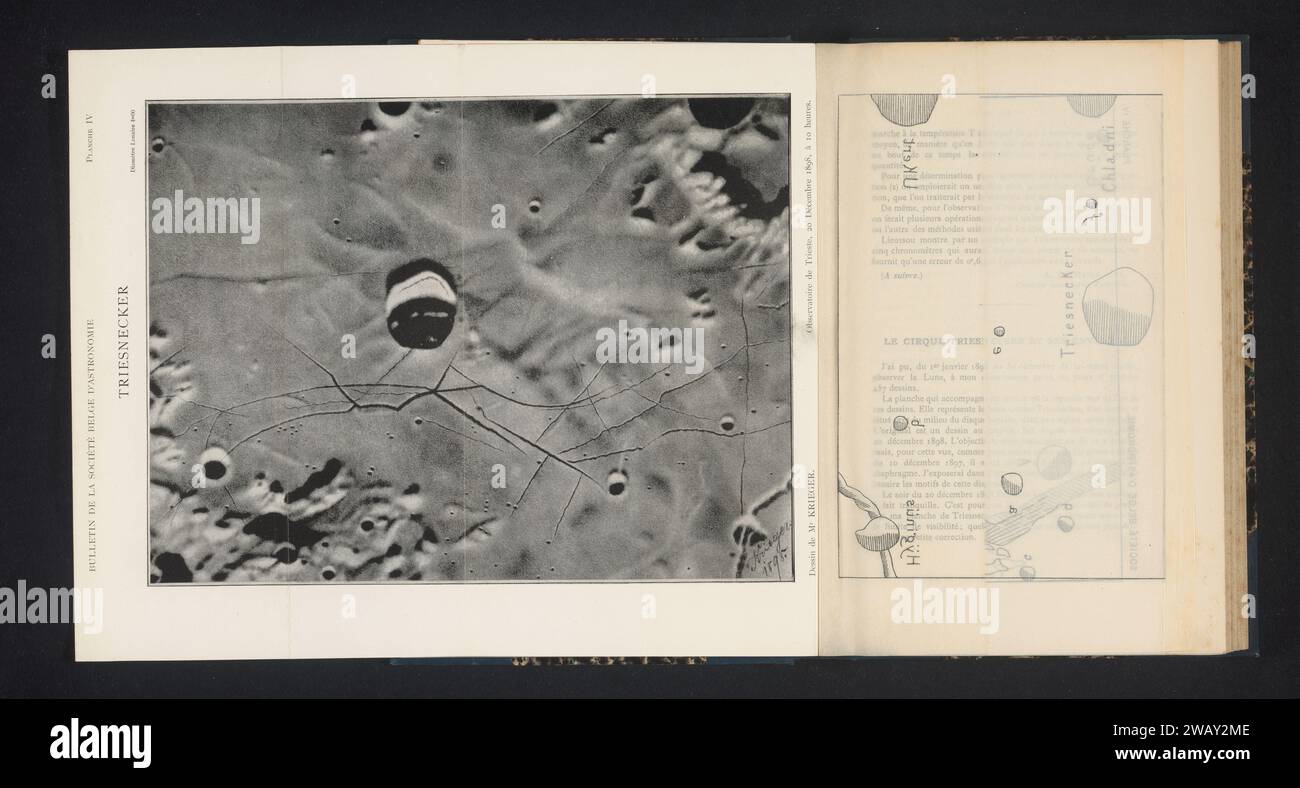 Craters on the moon, Krieger, c. 1896 - in or before 1898 ...