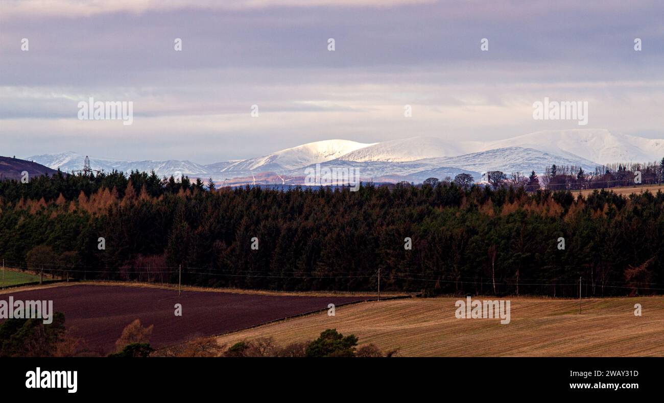 Dundee, Tayside, Scotland, UK. 7th Jan, 2024. UK Weather: The Angus ...