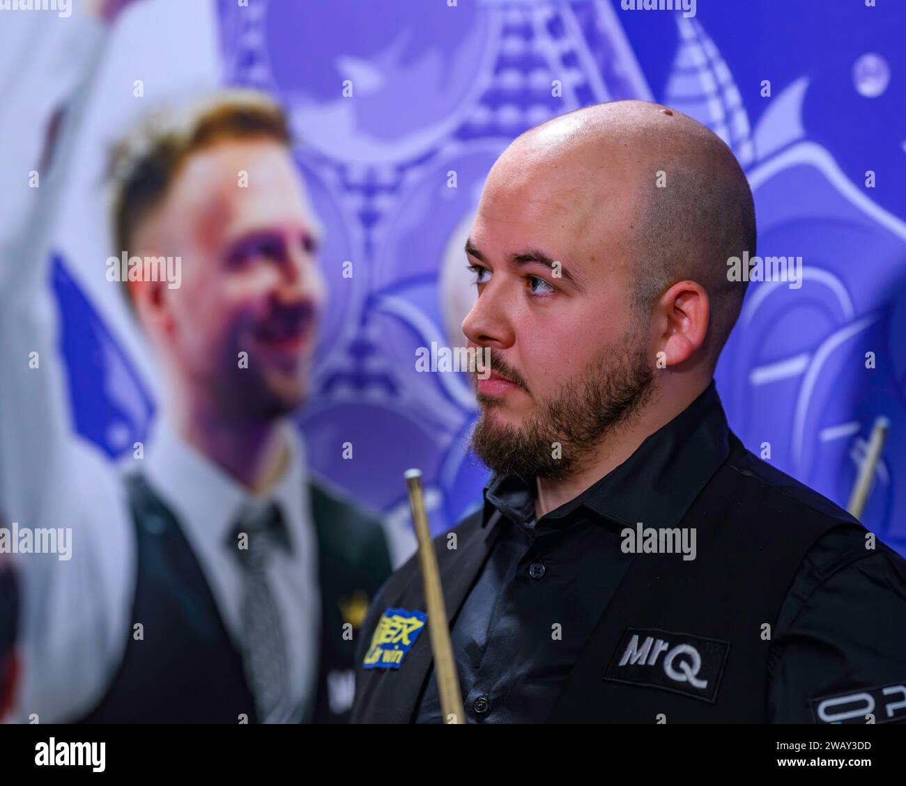 LONDON, UNITED KINGDOM. 07th Jan, 2024. Luca Brecel was interviewed ...