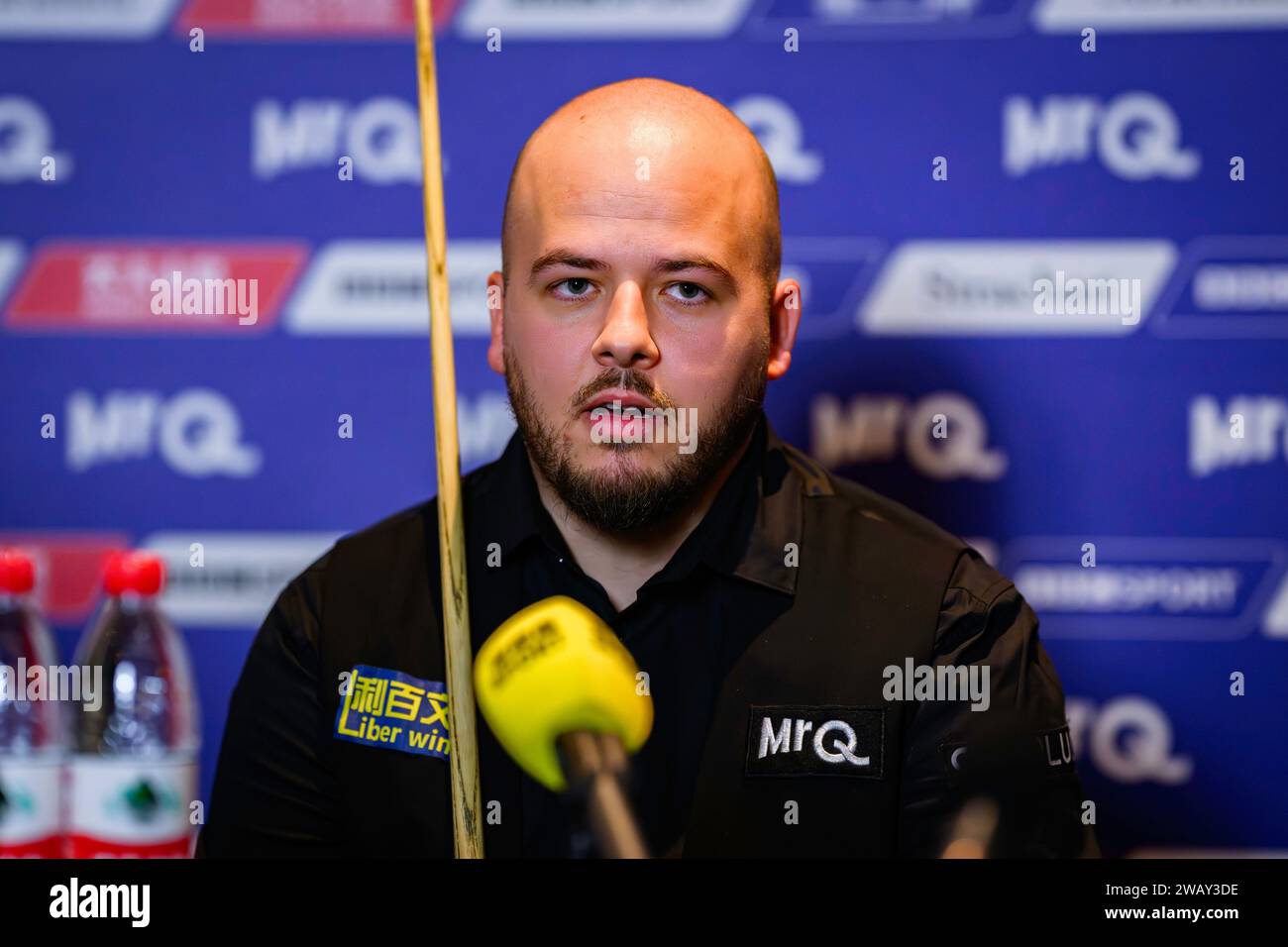 LONDON, UNITED KINGDOM. 07th Jan, 2024. Luca Brecel was interviewed ...