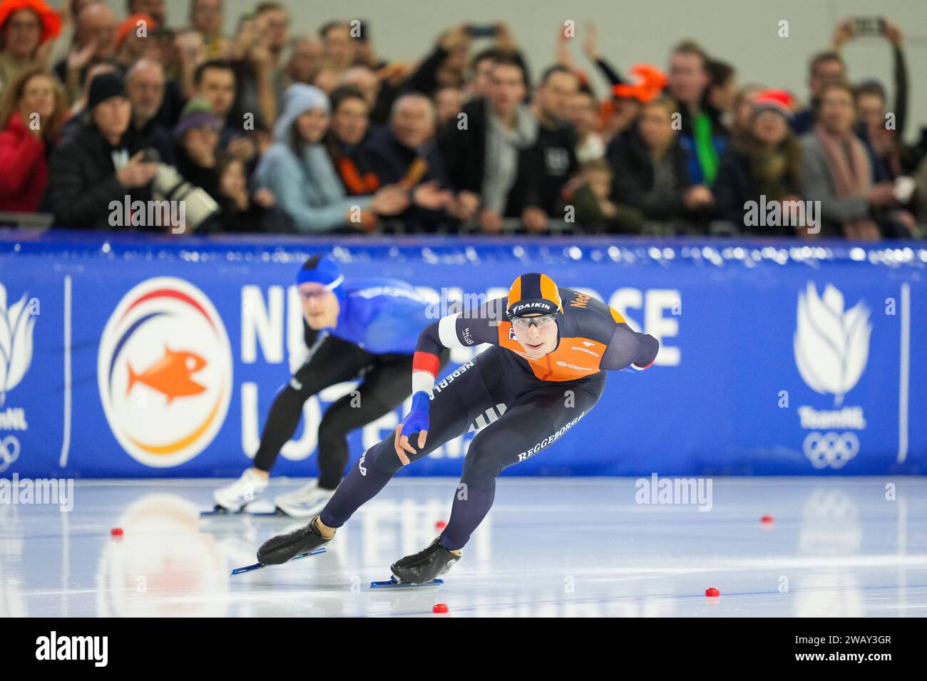 Heerenveen, Netherlands. 7th Jan, 2024. HEERENVEEN, NETHERLANDS ...