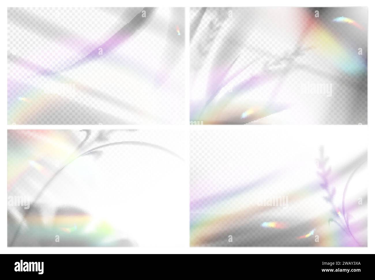 Blurred prism light overlay Stock Vector Images - Alamy