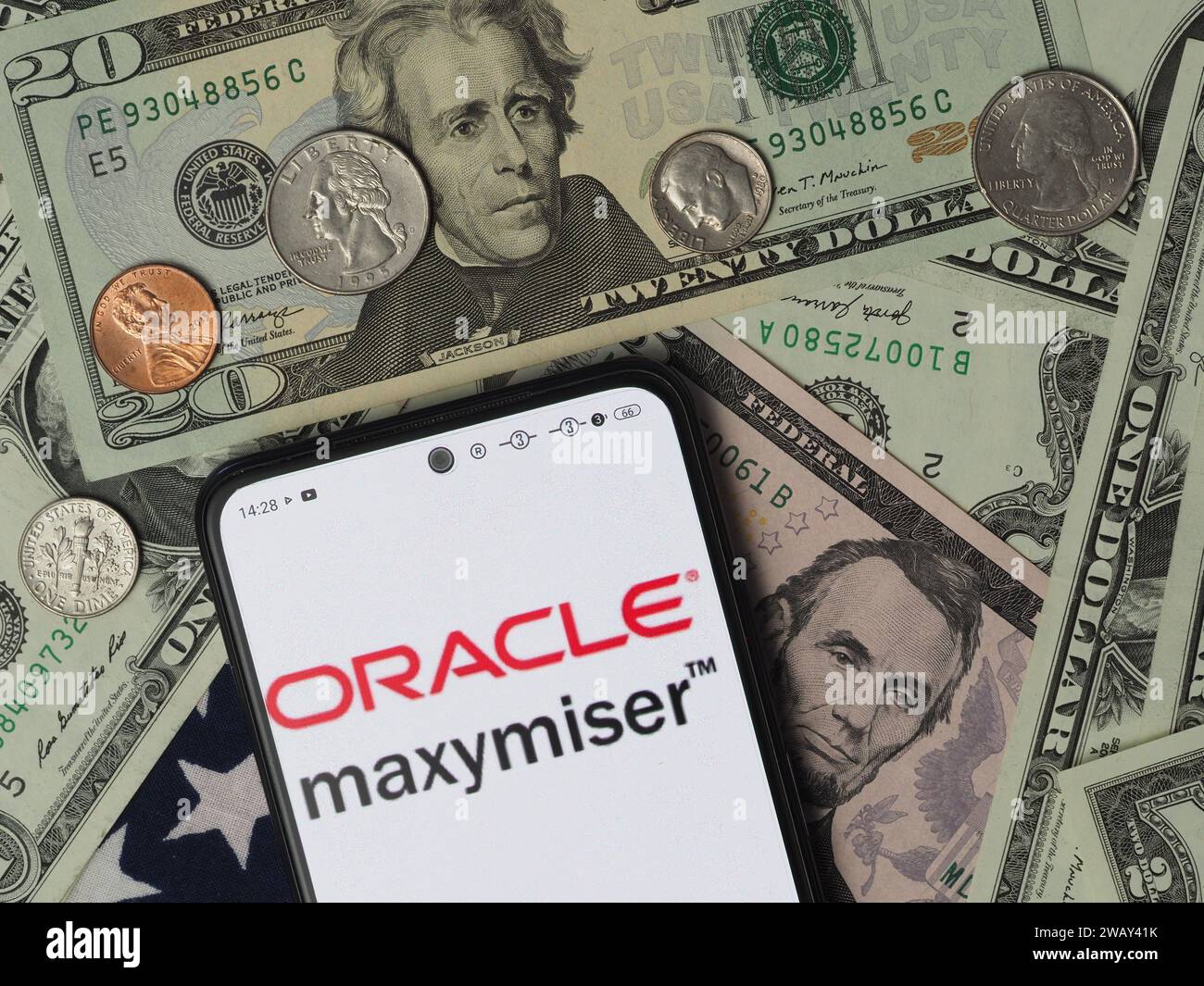 In this photo illustration, a Maxymiser Inc logo seen displayed on a ...