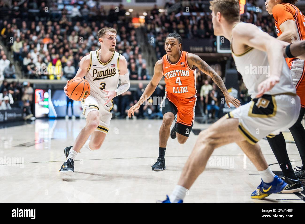 West Lafayette, Indiana, USA. 5th Jan, 2024. Purdue Boilermakers Guard ...
