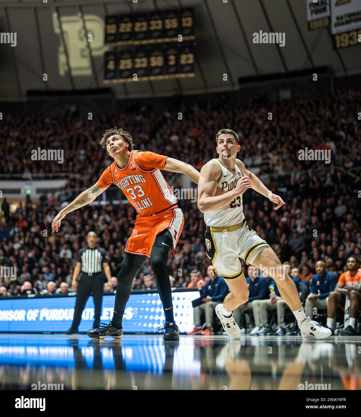 West Lafayette, Indiana, USA. 5th Jan, 2024. Illinois Forward COLEMAN ...