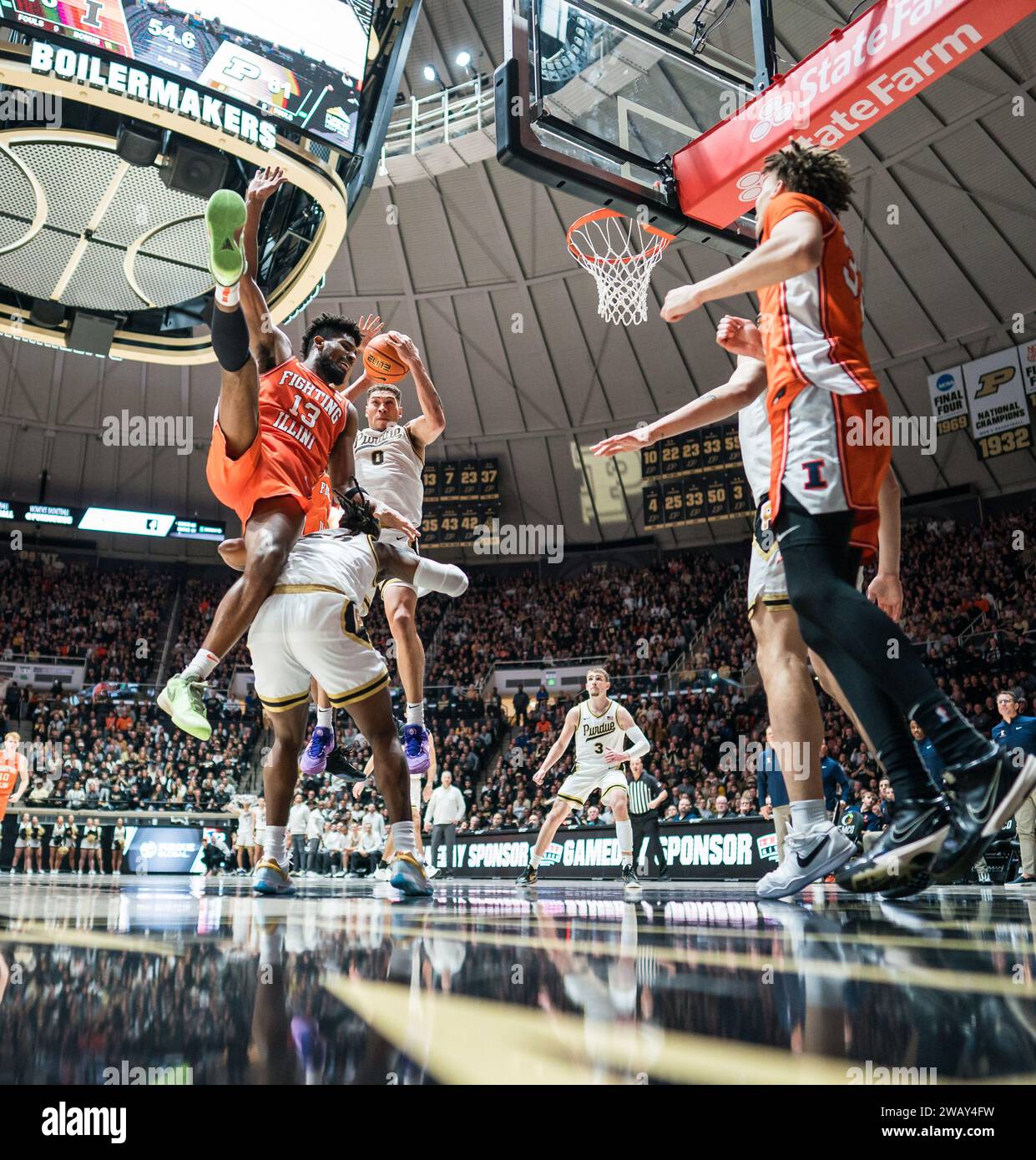 West Lafayette, Indiana, USA. 5th Jan, 2024. Illinois Guard QUINCY ...