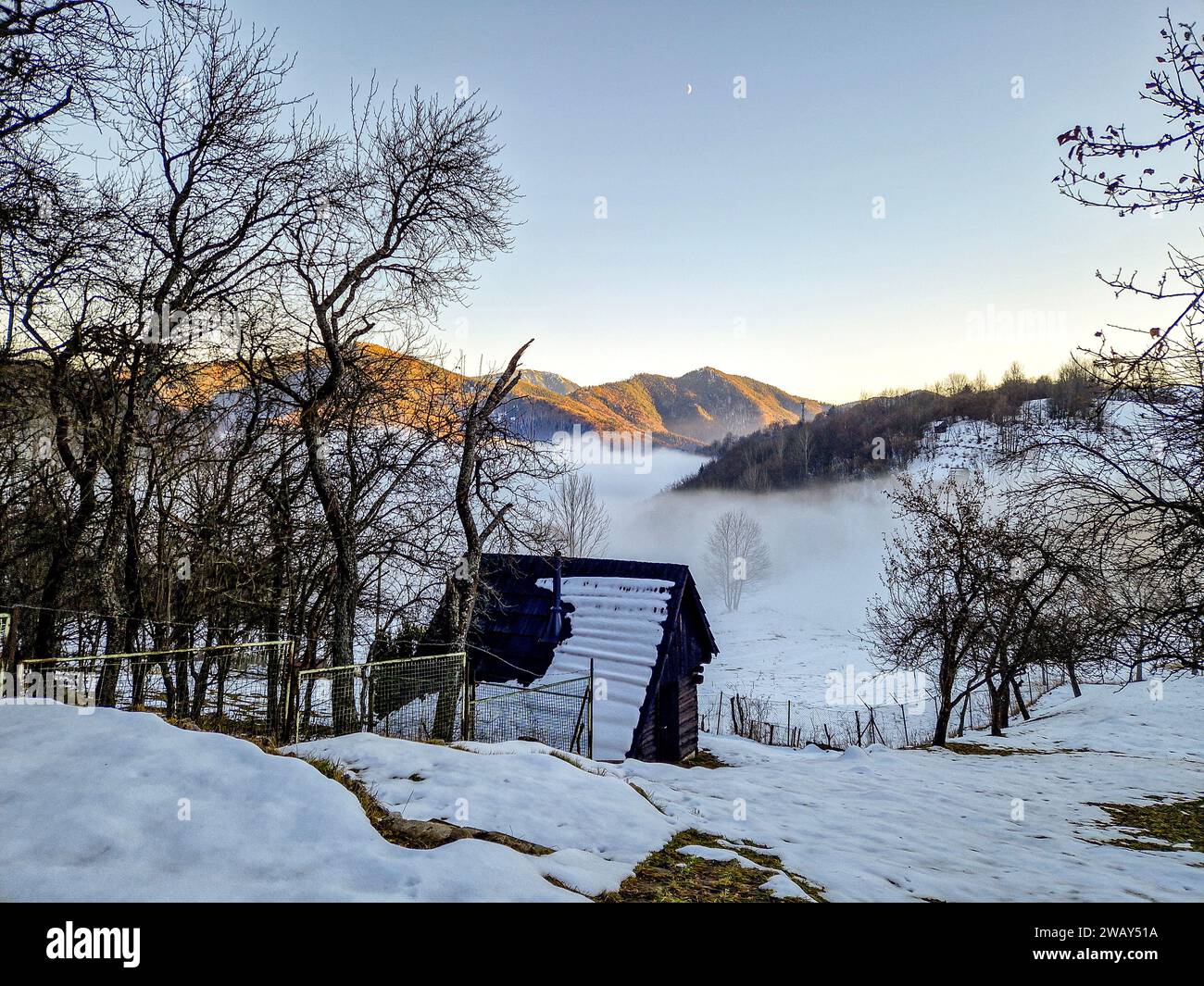 Winter in the Slovak Tatra Mountains full of snow Stock Photo - Alamy
