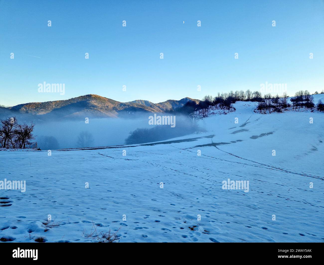 Winter in the Slovak Tatra Mountains full of snow Stock Photo - Alamy
