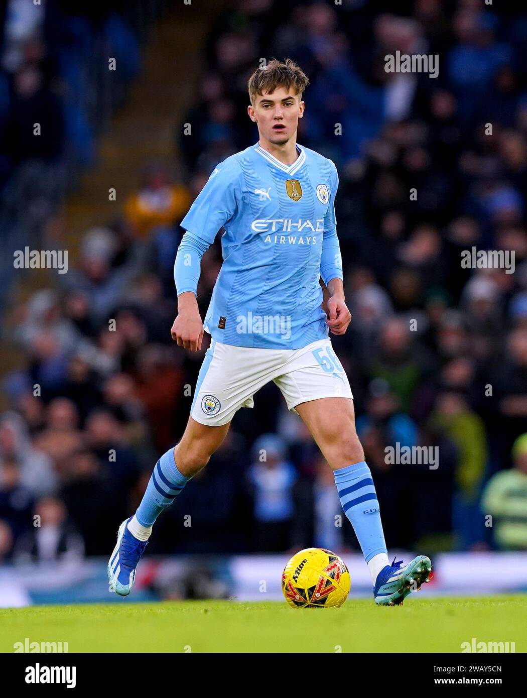 Manchester City's Jacob Wright during the Emirates FA Cup Third Round ...